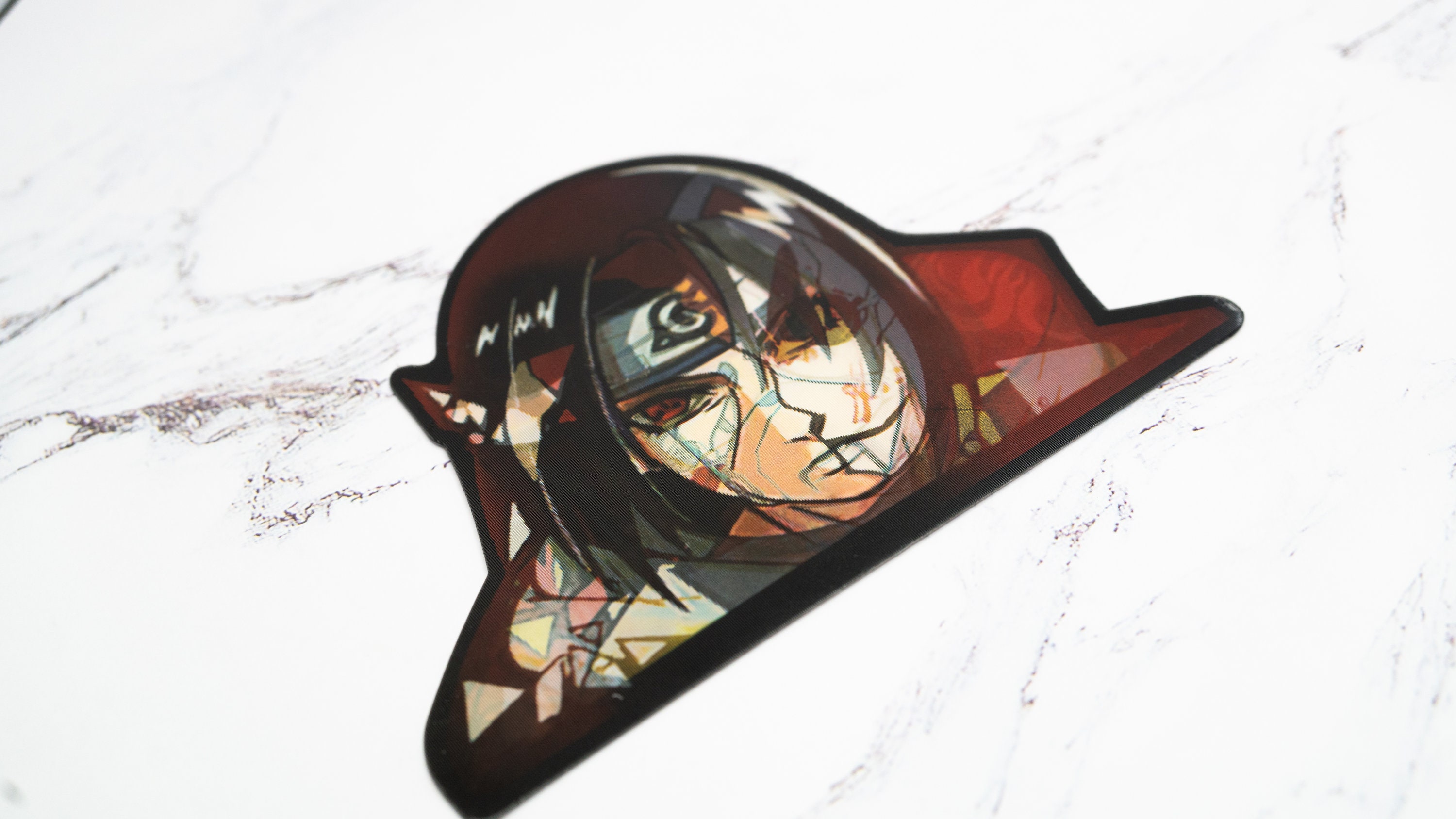 Anime Changing Moving Peeker Sticker - Etsy