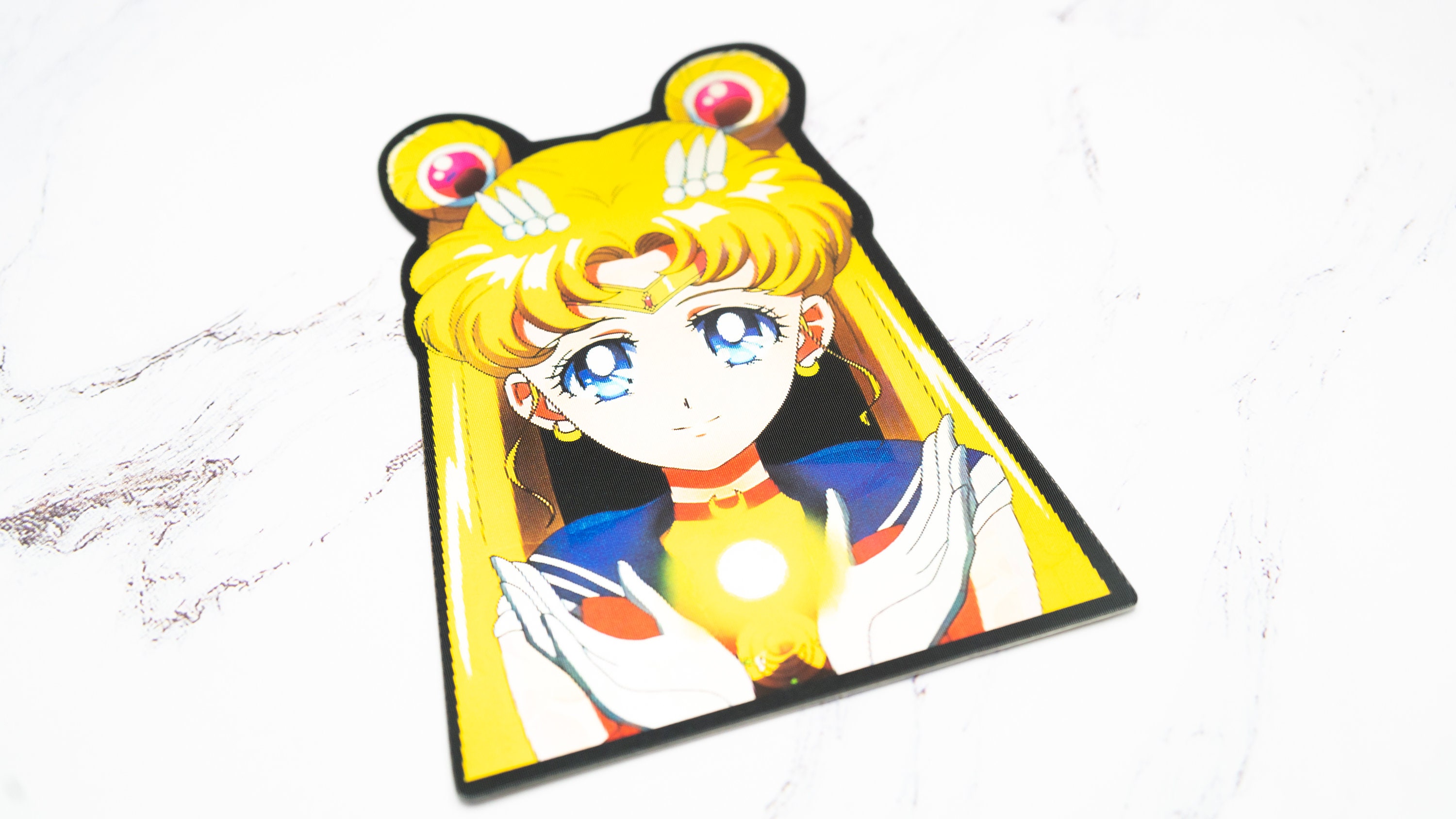 Cute Moon Anime Changing Moving Peeker Sticker - Etsy
