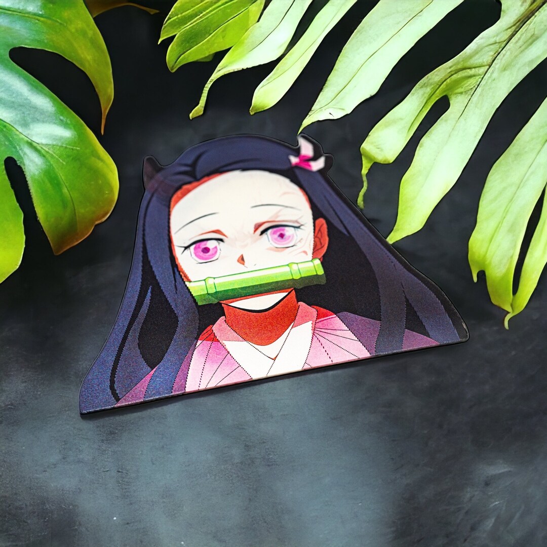 Cute Angry Demon Anime Changing Moving Peeker Sticker - Etsy