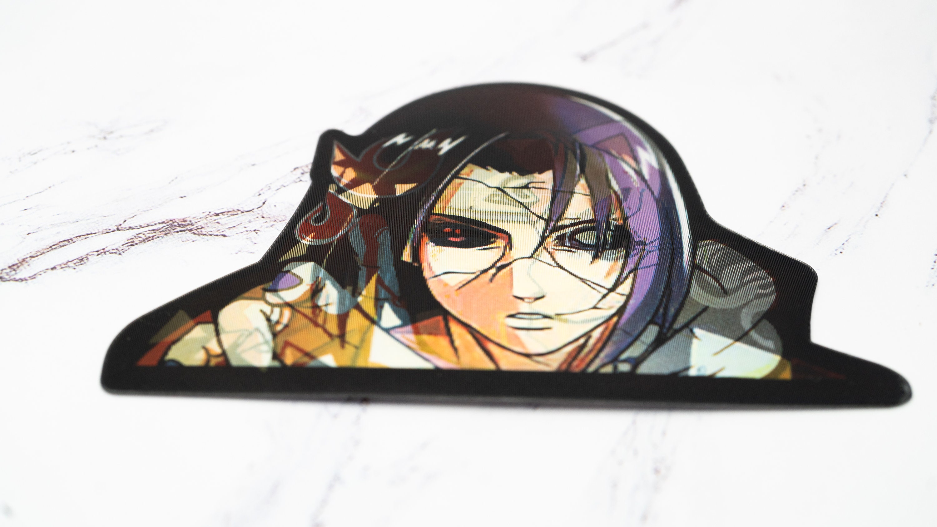Anime Changing Moving Peeker Sticker - Etsy
