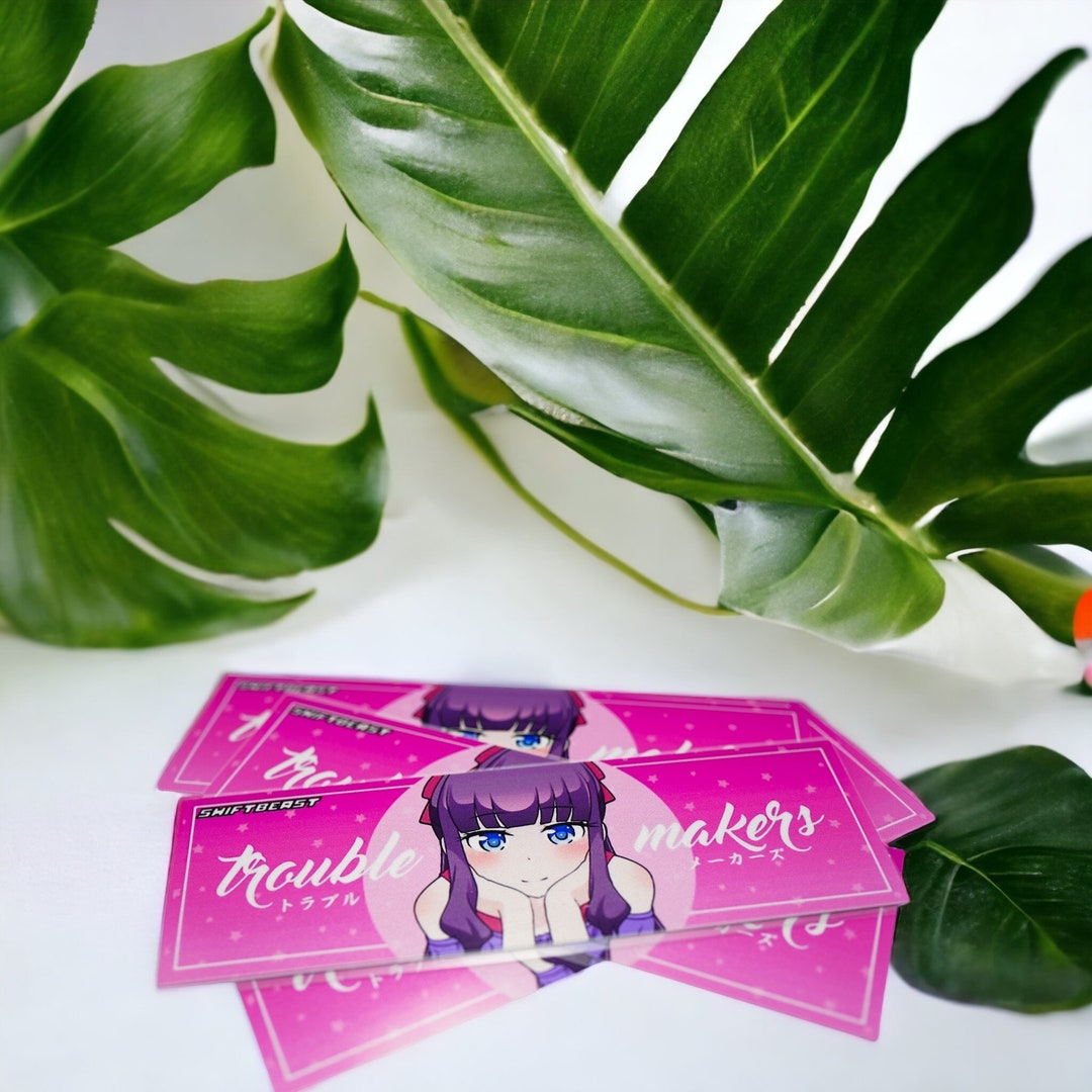 Trouble Maker Anime Slap Sticker - Etsy