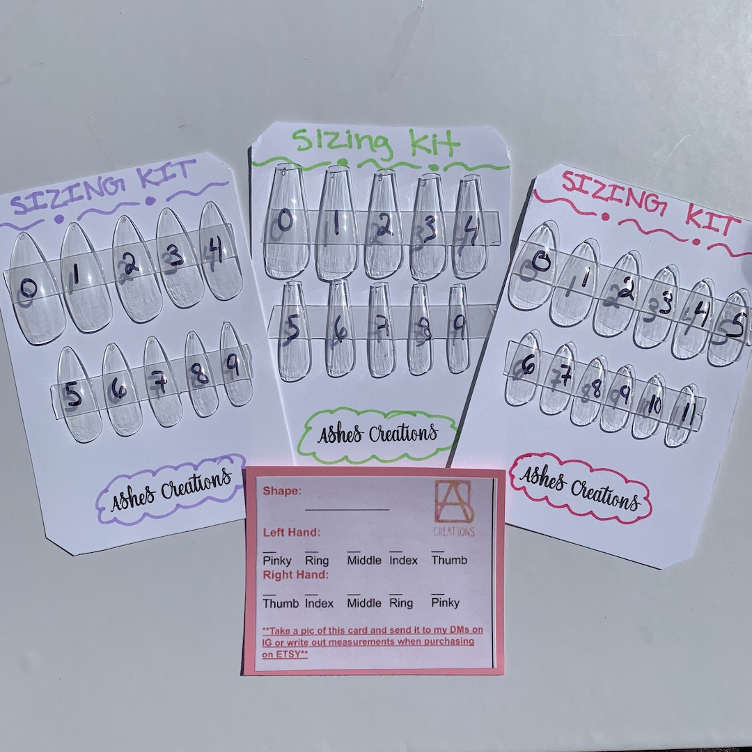 Sizing Kit - Etsy