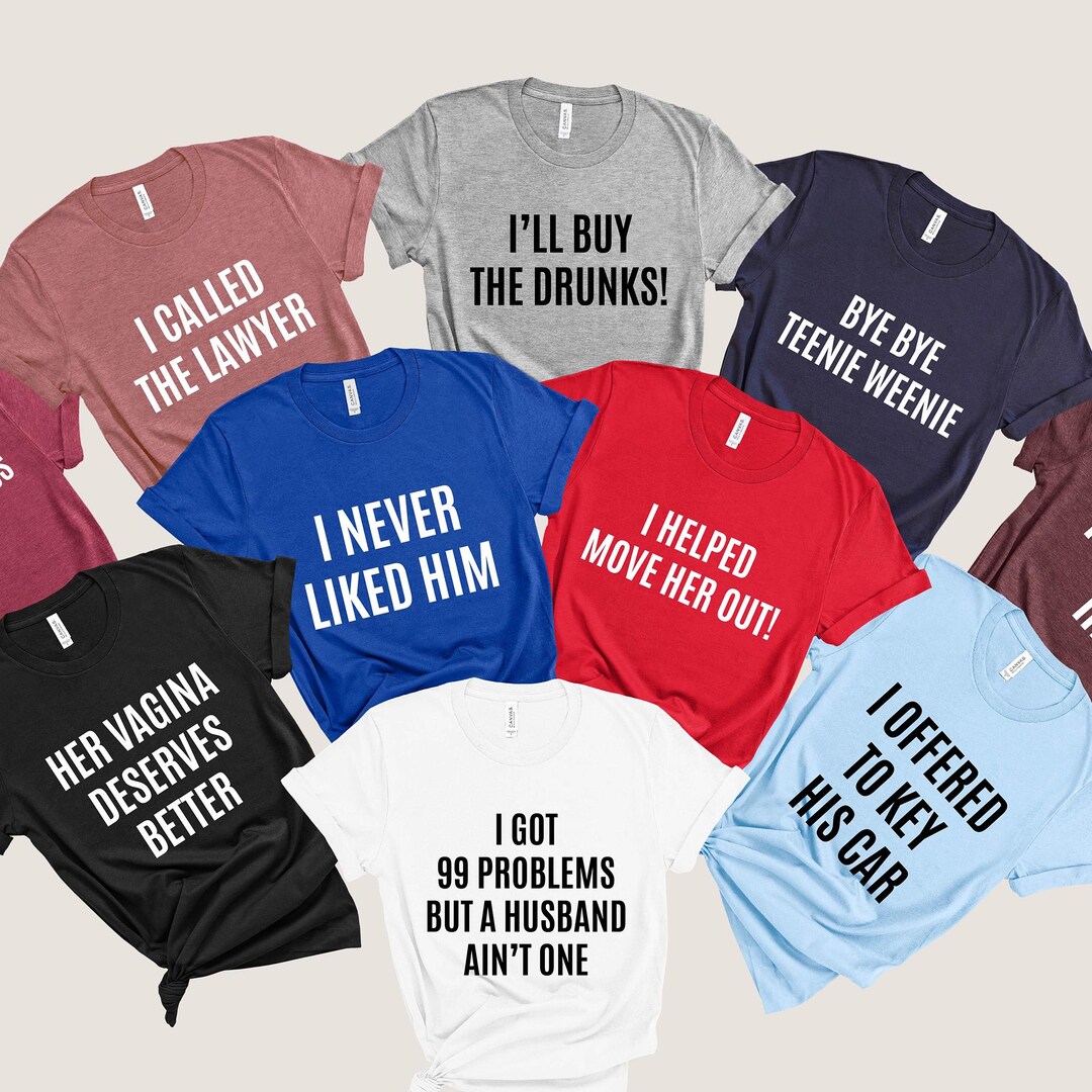 Personalized Matching Divorced Shirts, Funny Divorced Party Shirts ...