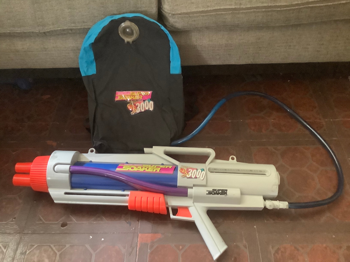 Super Soaker Cps 3000 Tested And Working Backpack Super Soaker Etsy
