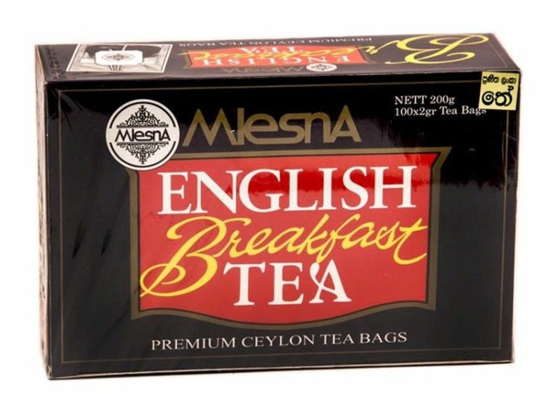 Mlesna Pure Ceylon English Breakfast Tea in Tea Bags - Etsy