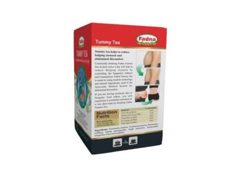 Fadna Tummy Tea 20 Bags Pure Ayurvedic Herbal Weight Loss Slim Ceylon ...