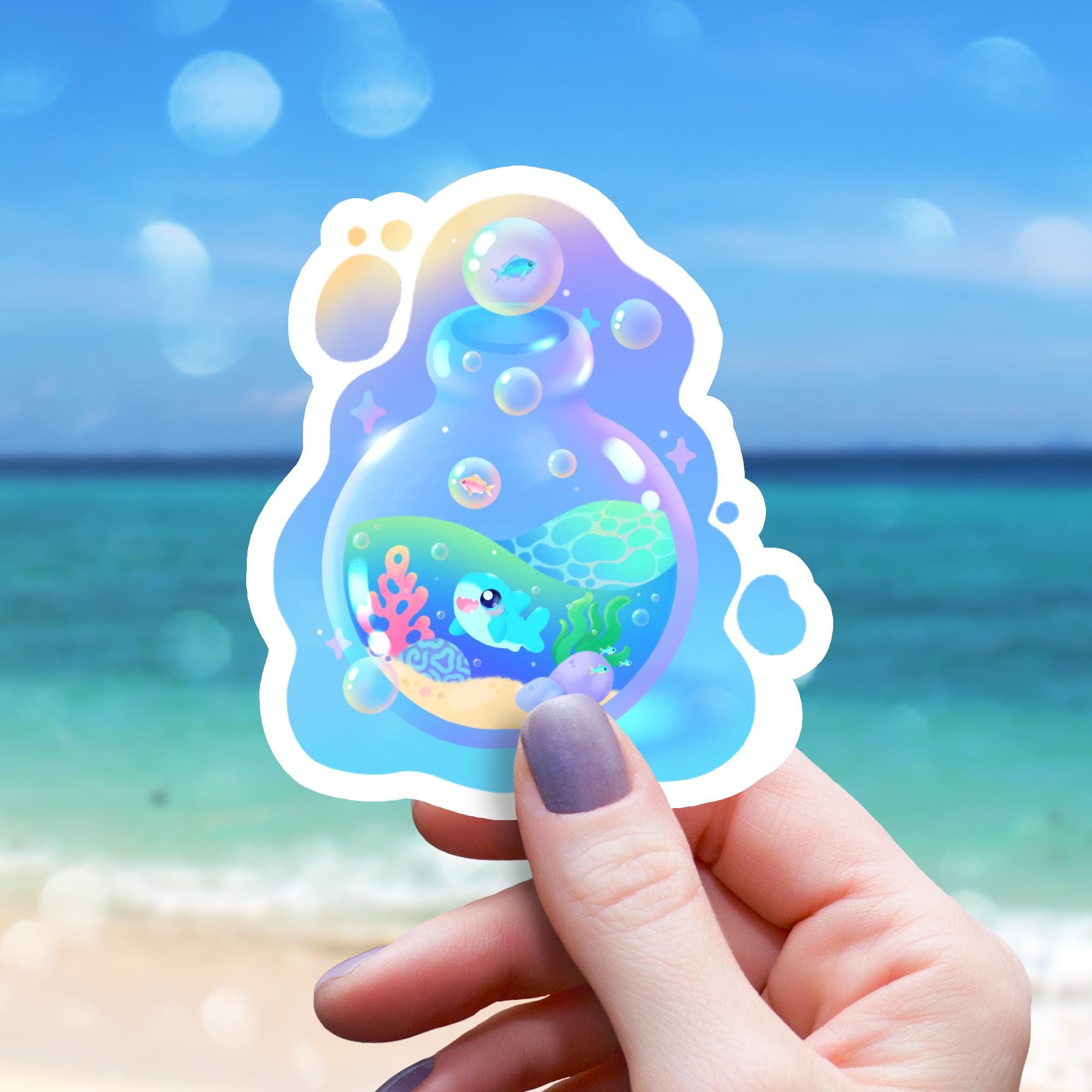 Shark Potion Bottle Transparent PNG Clipart–cute Kawaii Whimsical ...