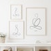 Continuous Line Art Inhale Exhale Resolute Yoga Pose Illustration Art ...