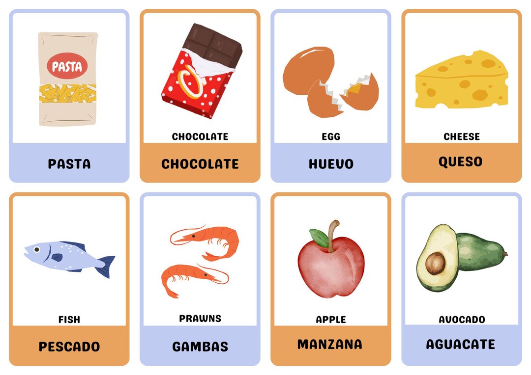 Food Likes and Dislikes in Spanish; English-spanish Homeschooling ...
