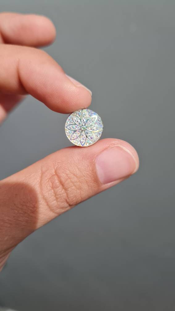 2 Pairs Super Strong Crystal Daisy Modesty Magnets Magnetic - Etsy Canada