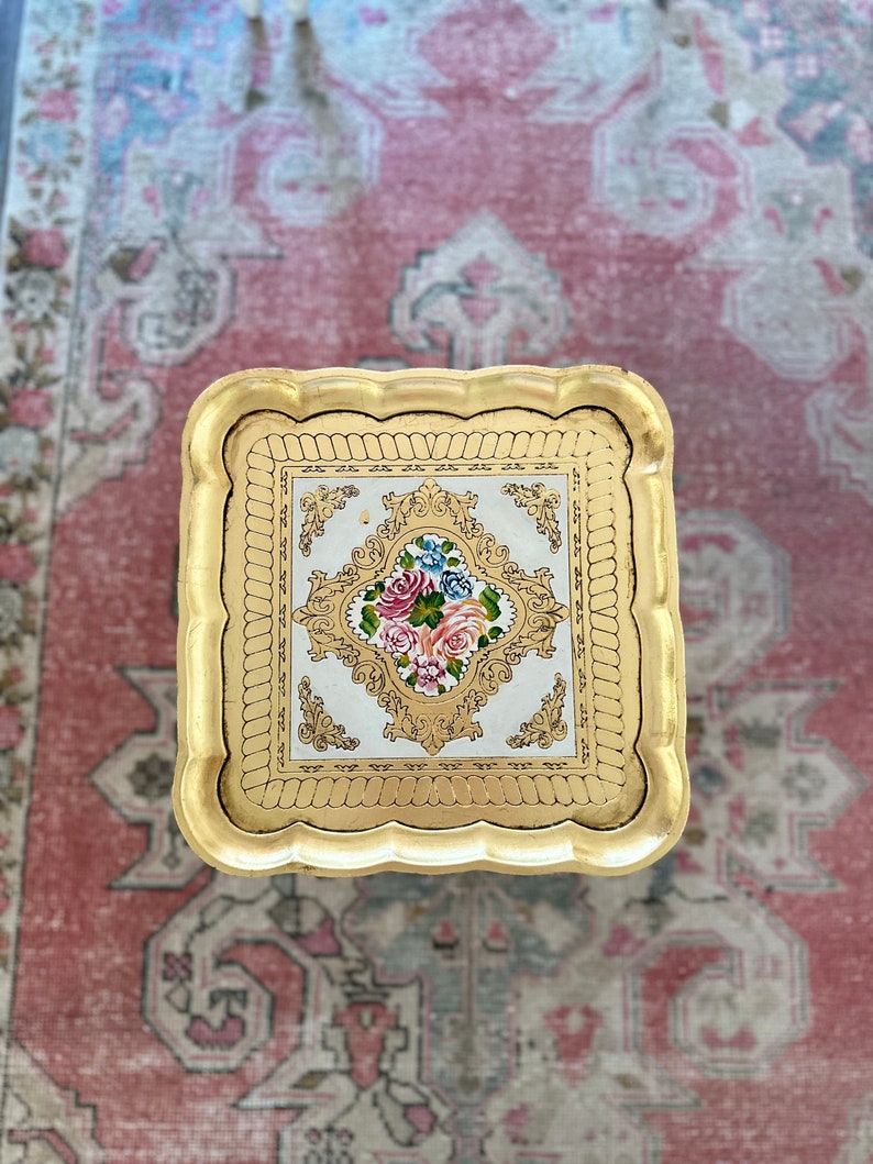 Stunning Vintage Italian Florentine Gold Gilt Nesting Tables, a Set of ...