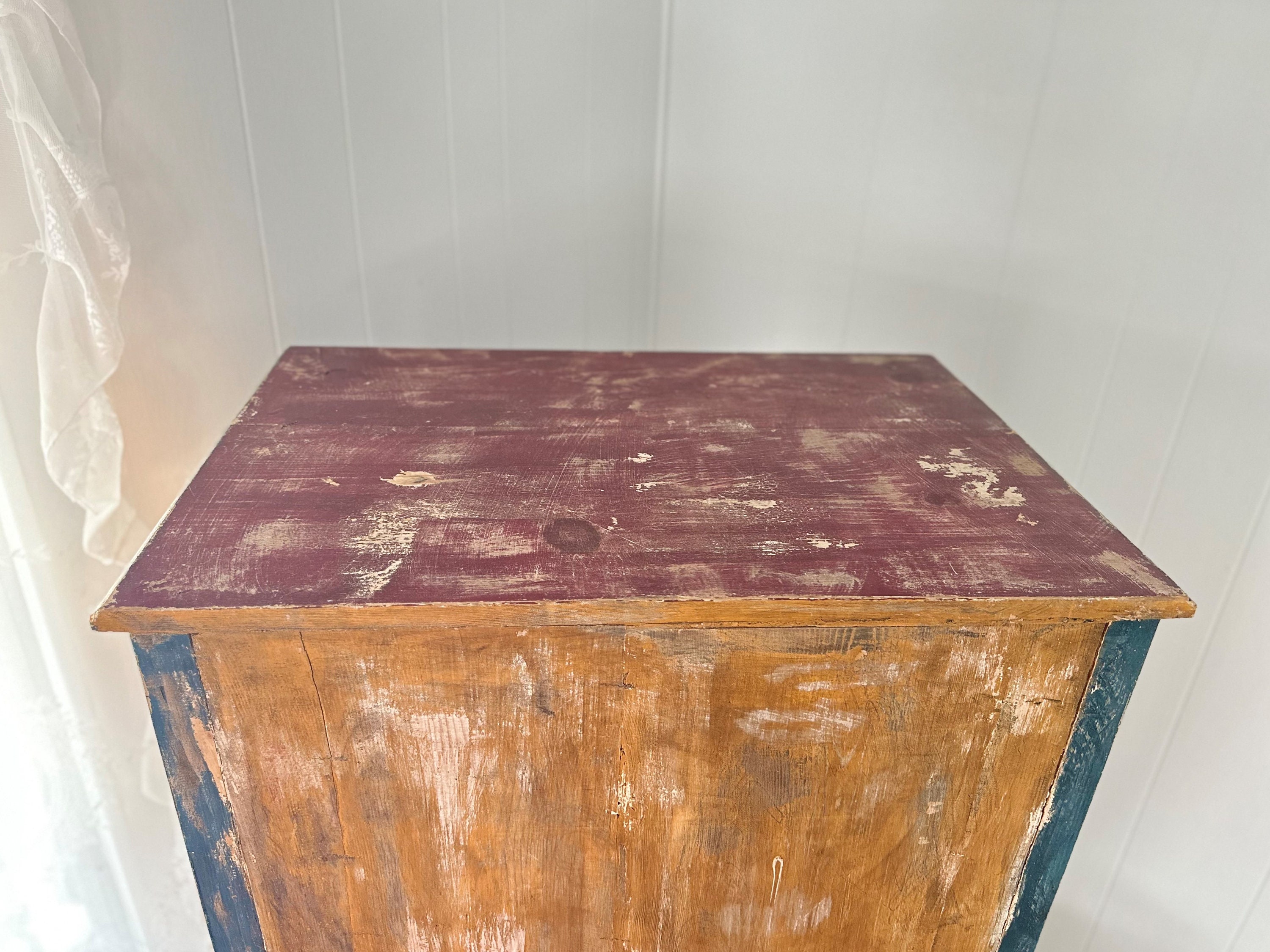 RARE FIND! Boho Chic Shutter Doors Cabinet / Armoire - Etsy