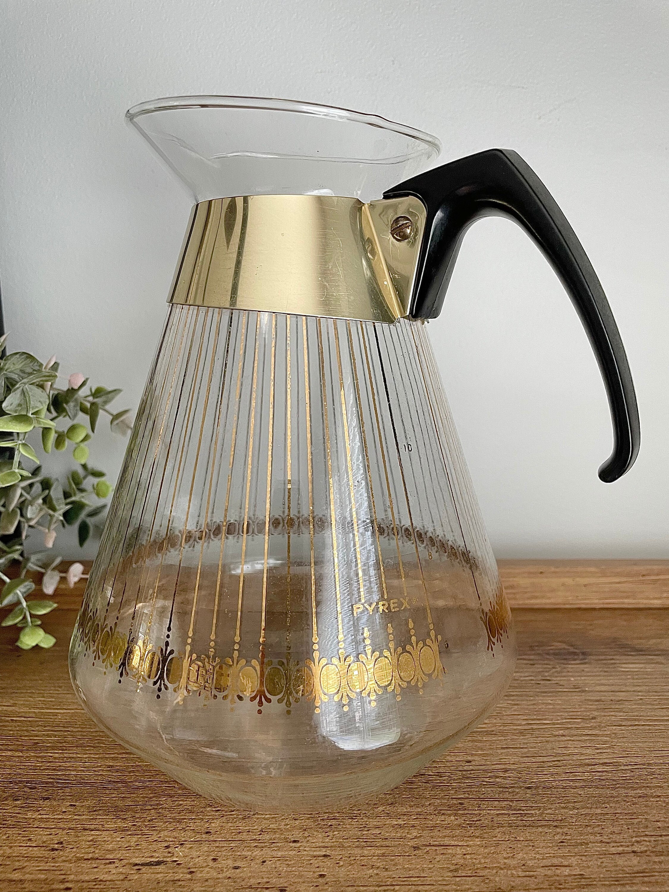 Drink & Barware Vintage 60s Pyrex Atomic Sunburst Juice Carafe Clear ...