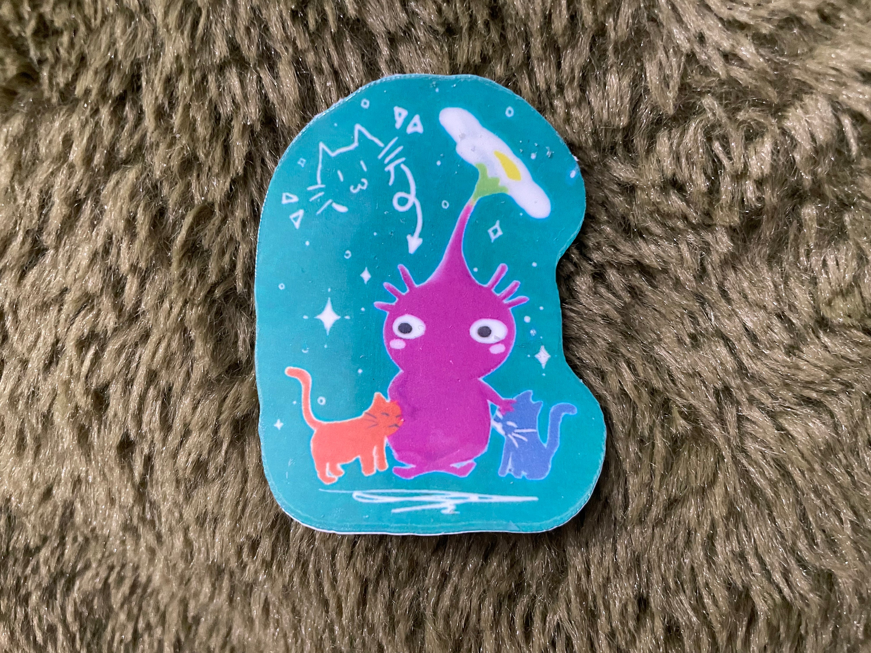 Pikmin Laminated Stickers - Etsy