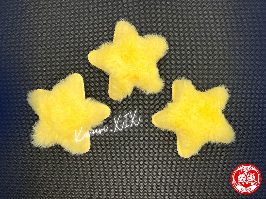 Fuzzy Star Shape Hair Clips - Etsy