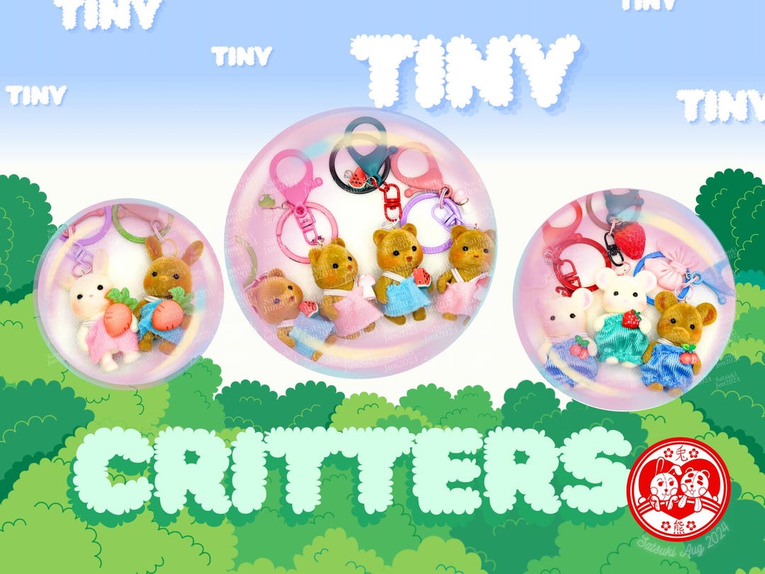 Little Critter Keychain - Etsy