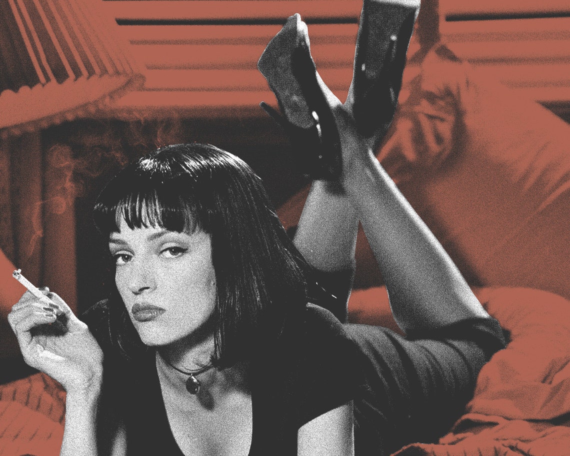 Pulp Fiction Tarantino Inspired Movie Poster Printable Art Etsy