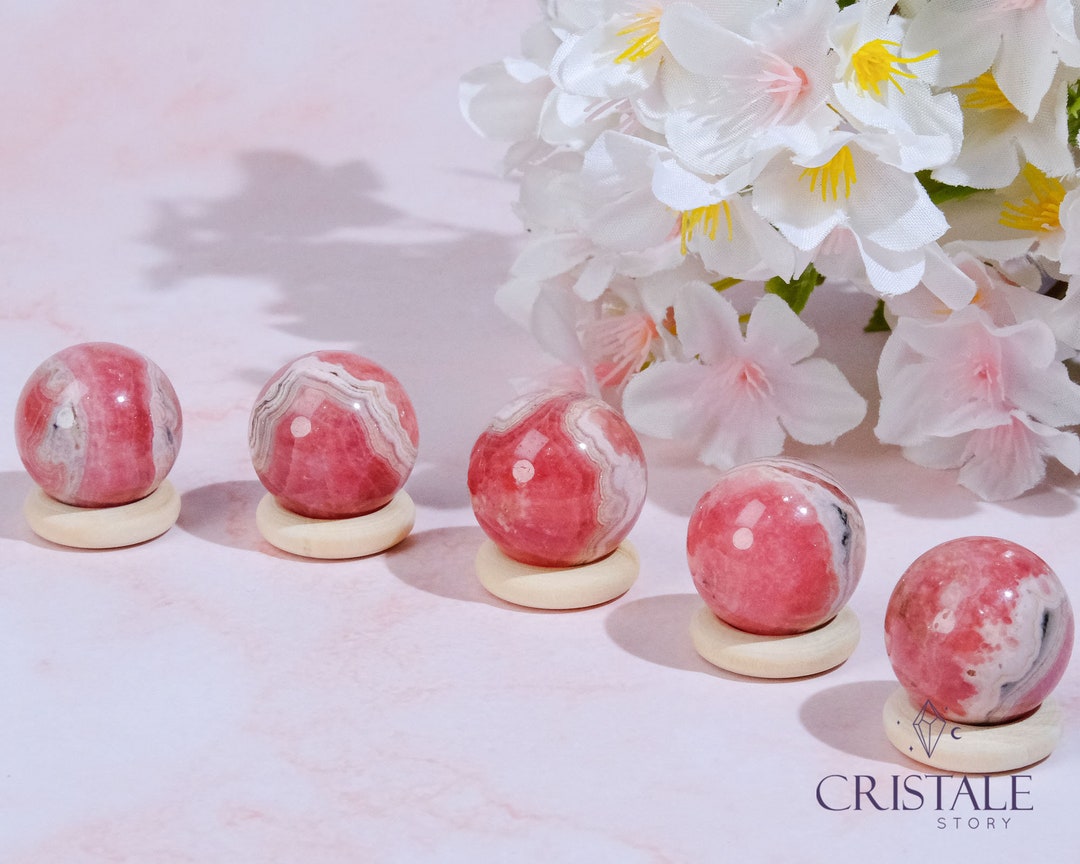 Rhodochrosite Sphere, Crystal Spheres, Crystal Ball, Meditation, Reiki ...