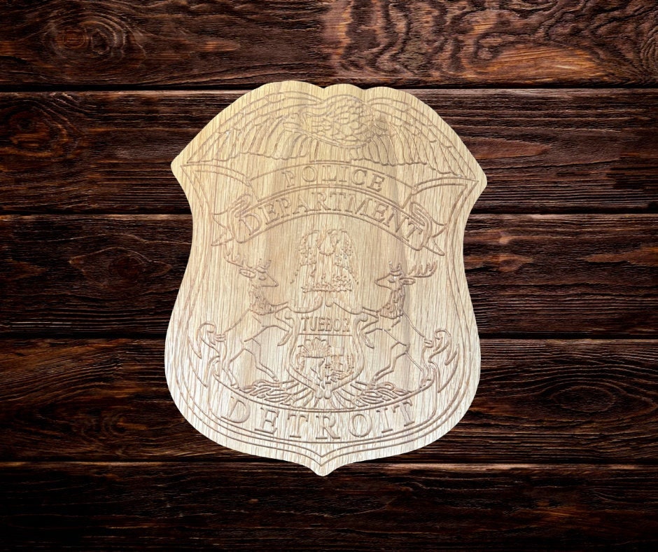 Personalized Wooden Police Badge/custom Police Badge/police Retirement ...