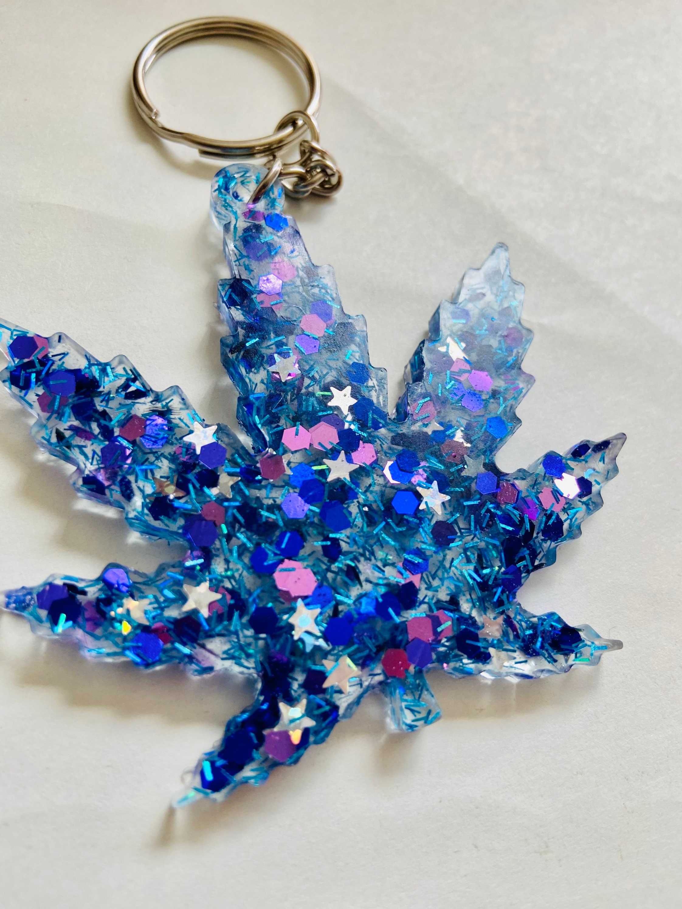Weed Leaf Keychain,custom Marijuana Leaf Keychain,420 Gift,marijuana ...