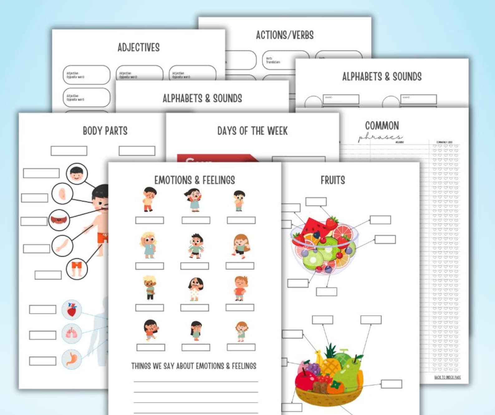 Language Learning Booklet Printable | Language Learning Planner ...