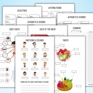 Language Learning Booklet Printable | Language Learning Planner ...