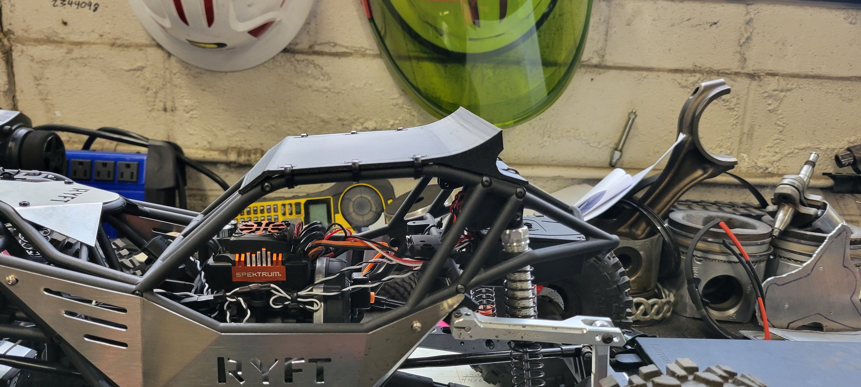 Cage slider Shock Protector Roof Slider for Axial Ryft RBX10 Toys ...