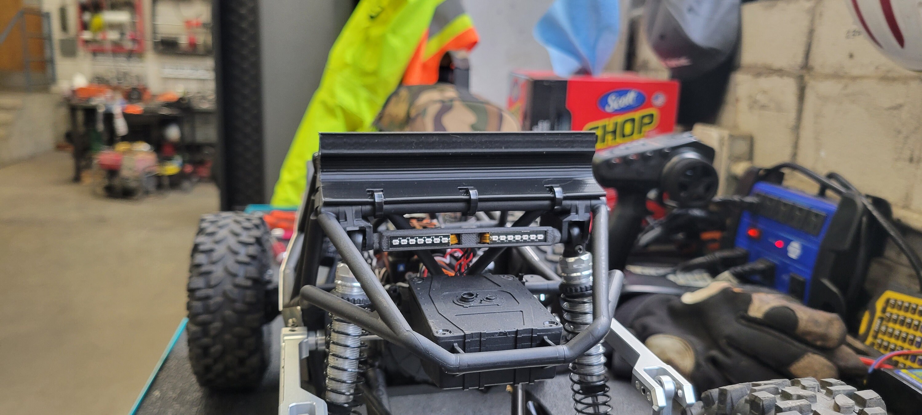 Cage slider Shock Protector Roof Slider for Axial Ryft RBX10 Toys ...