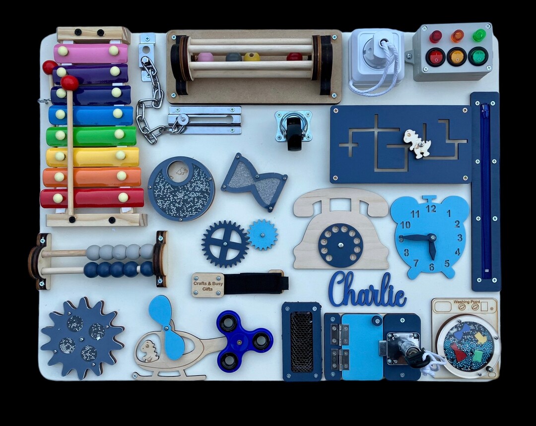 Mega Size Busy Board Montessori Toddler Activity Busy Board. Kids ...