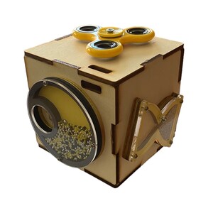 Dinosaur Cube Busy Board Montessori Activity Sensory Educational ...