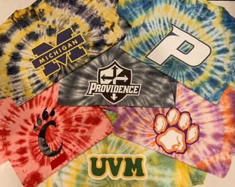 College Tie Dye | Etsy