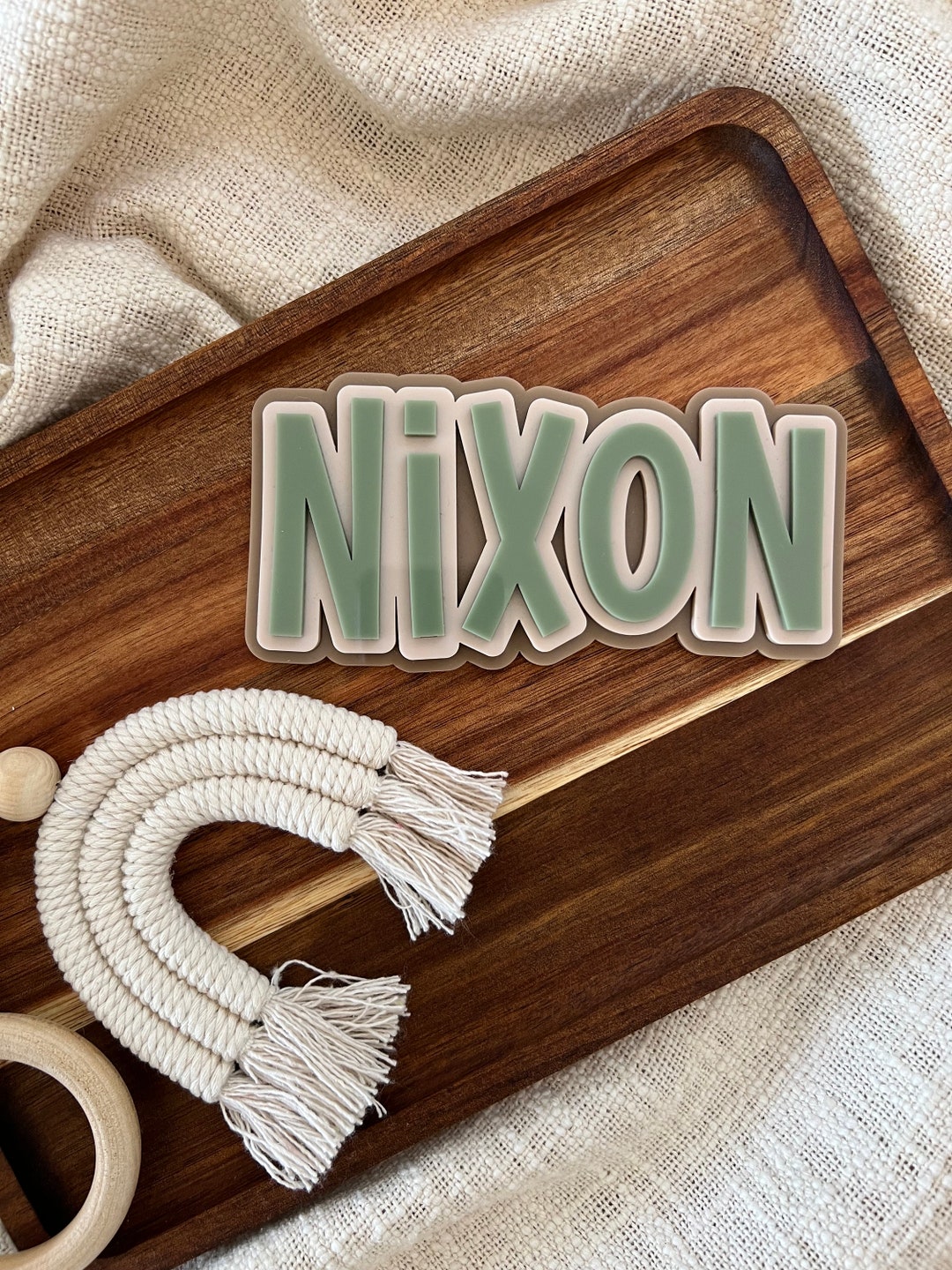 Personalised Triple Layered Sign | Bedroom | Name Plaque | 3D Name ...