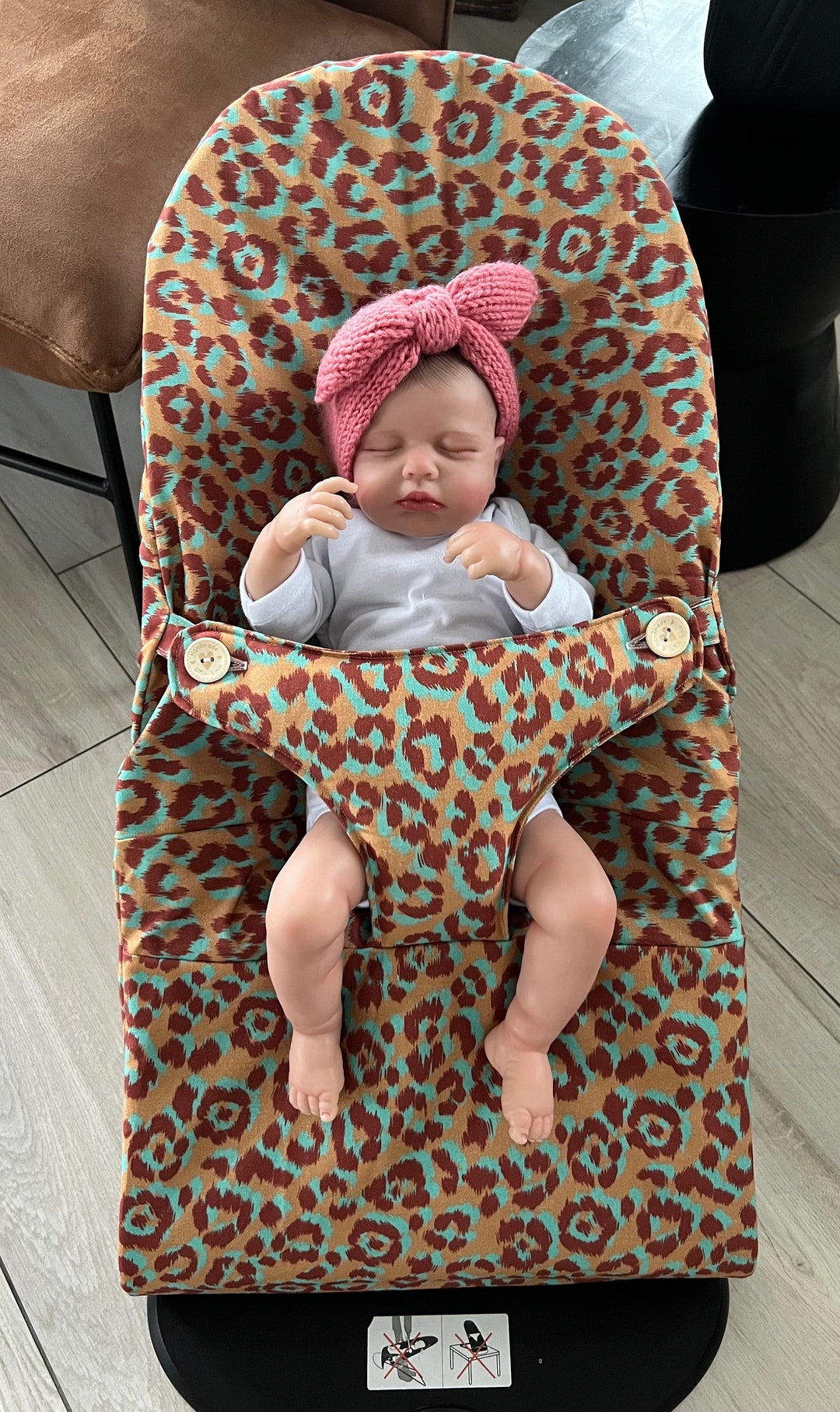 Cover for Baby Bjorn Bouncer Babybjörn Bouncer Rocking Chair Leopard ...