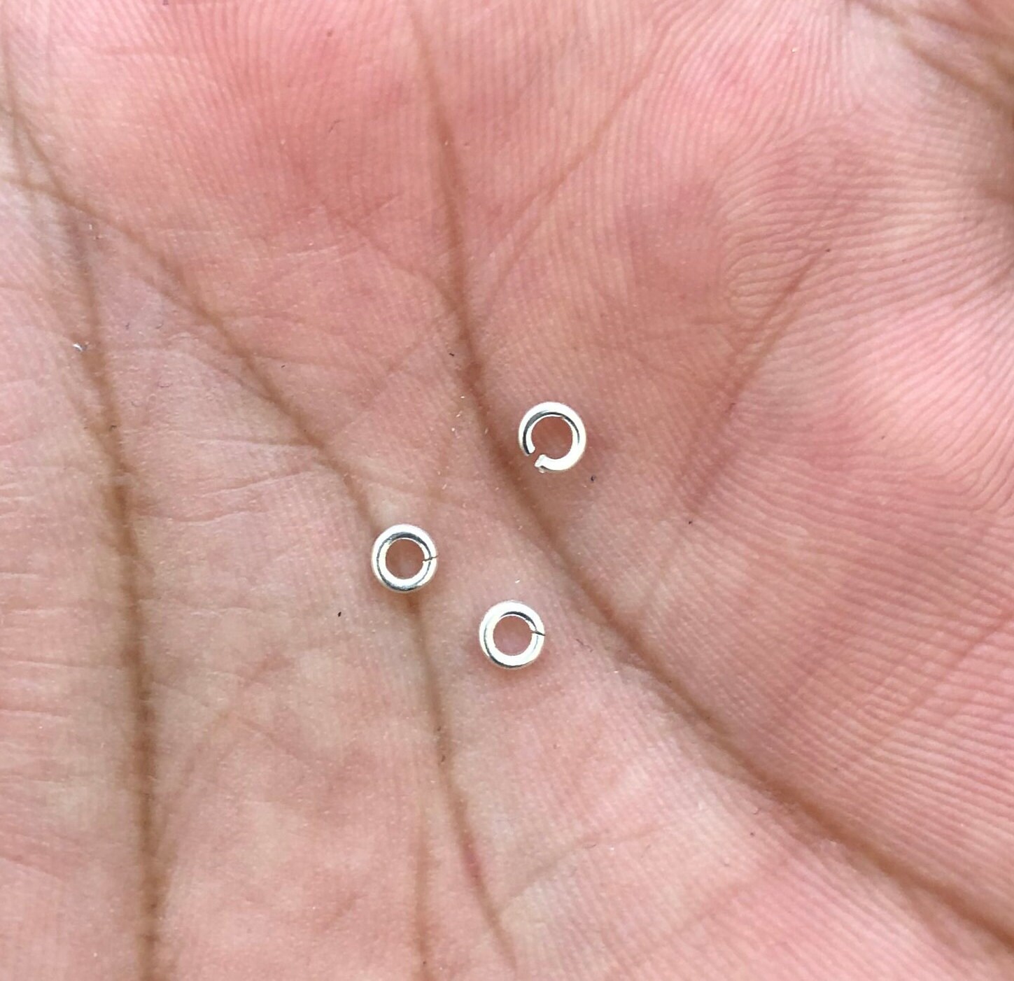3mm 50pc Open Jump Ring 92 5 Sterling Silver Open split Round Jump 3mm-50pc-open-jump-ring-92-5-sterling-silver-open-split-round-jump