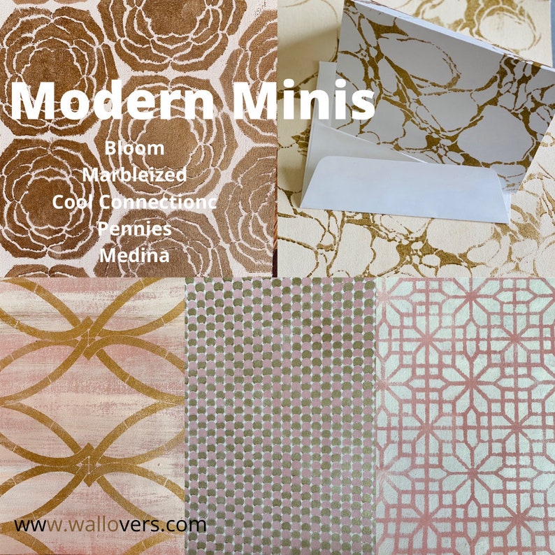 Mini Stencil Pattern Collection - Etsy