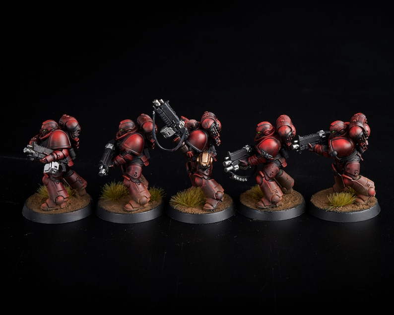 Warhammer 40k Blood Angels Intercessors Painted - Etsy