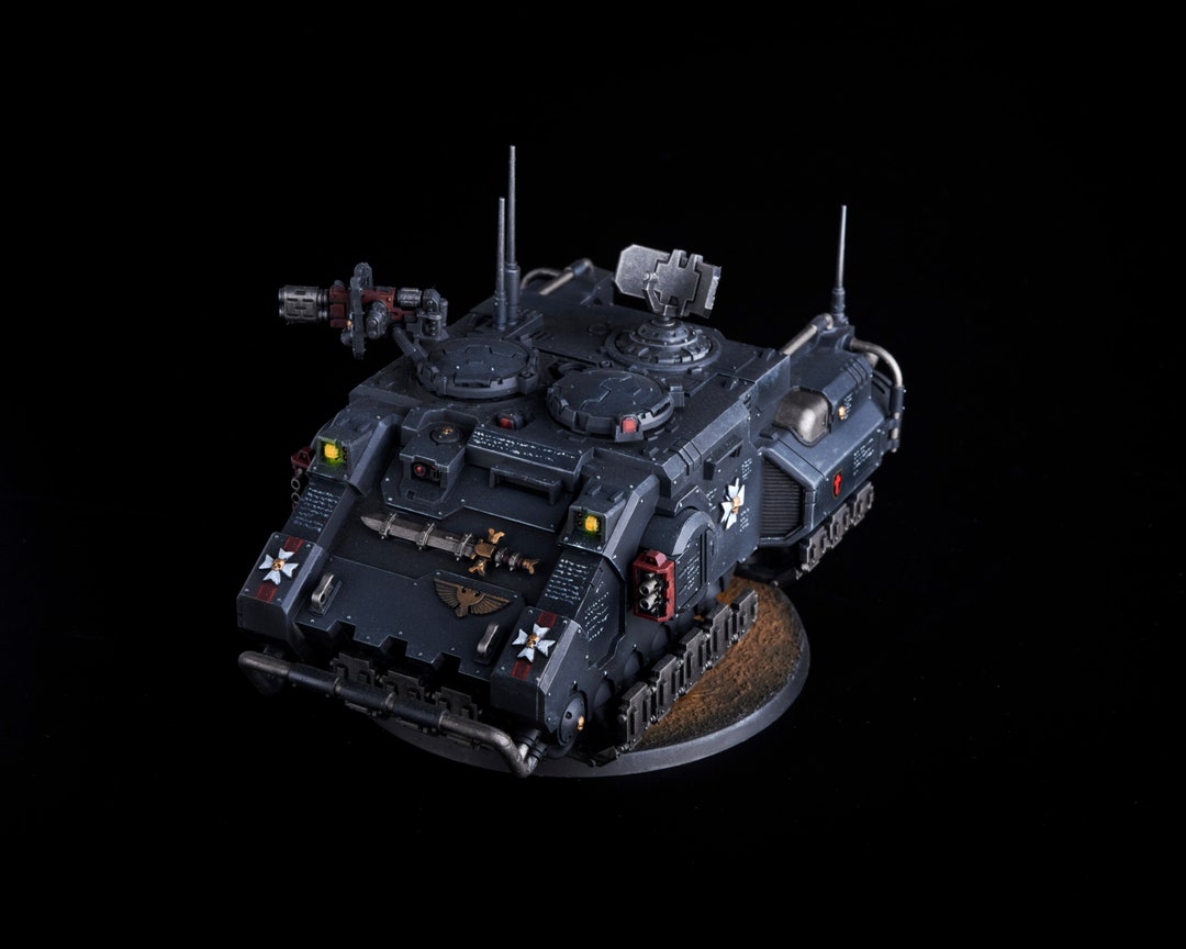Warhammer 40k Black Templar Impulsor Painted - Etsy