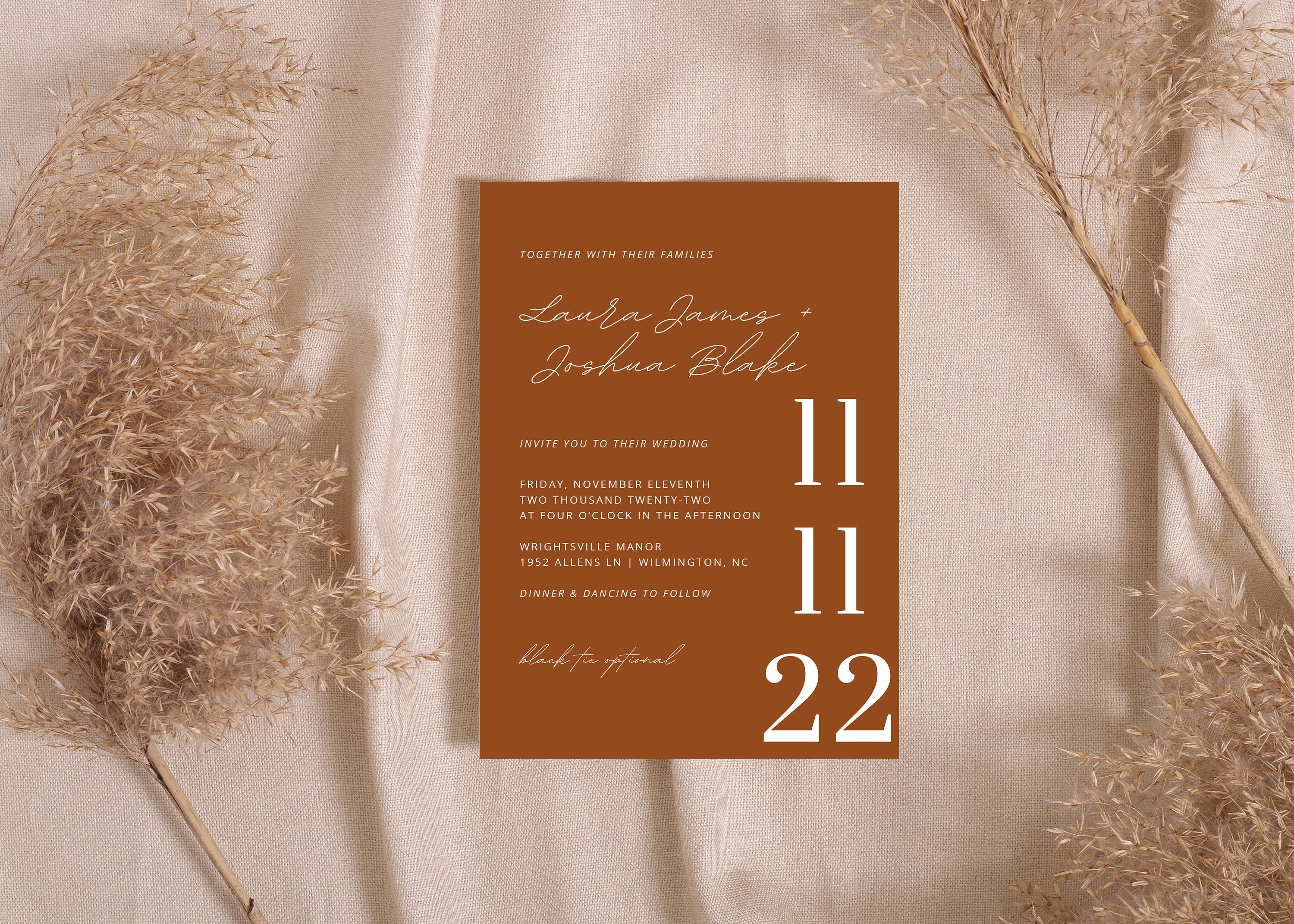 Desert Dream Wedding Invitation Templates, Digital and Customizable ...