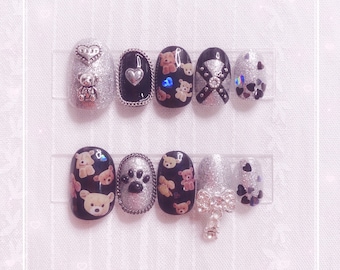 Jirai Kei Nails - Etsy