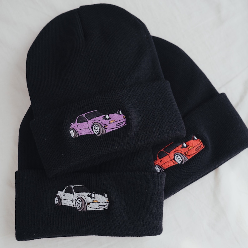 Mazda Miata MX-5 JDM Car Embroidered Beanie - Etsy