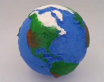 3D Printed Globe - Etsy