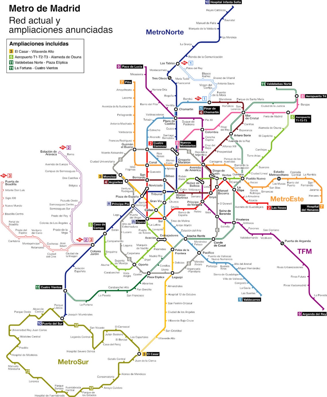 Madrid Spain Metro System Subway Diagram Map Train Rail | Etsy