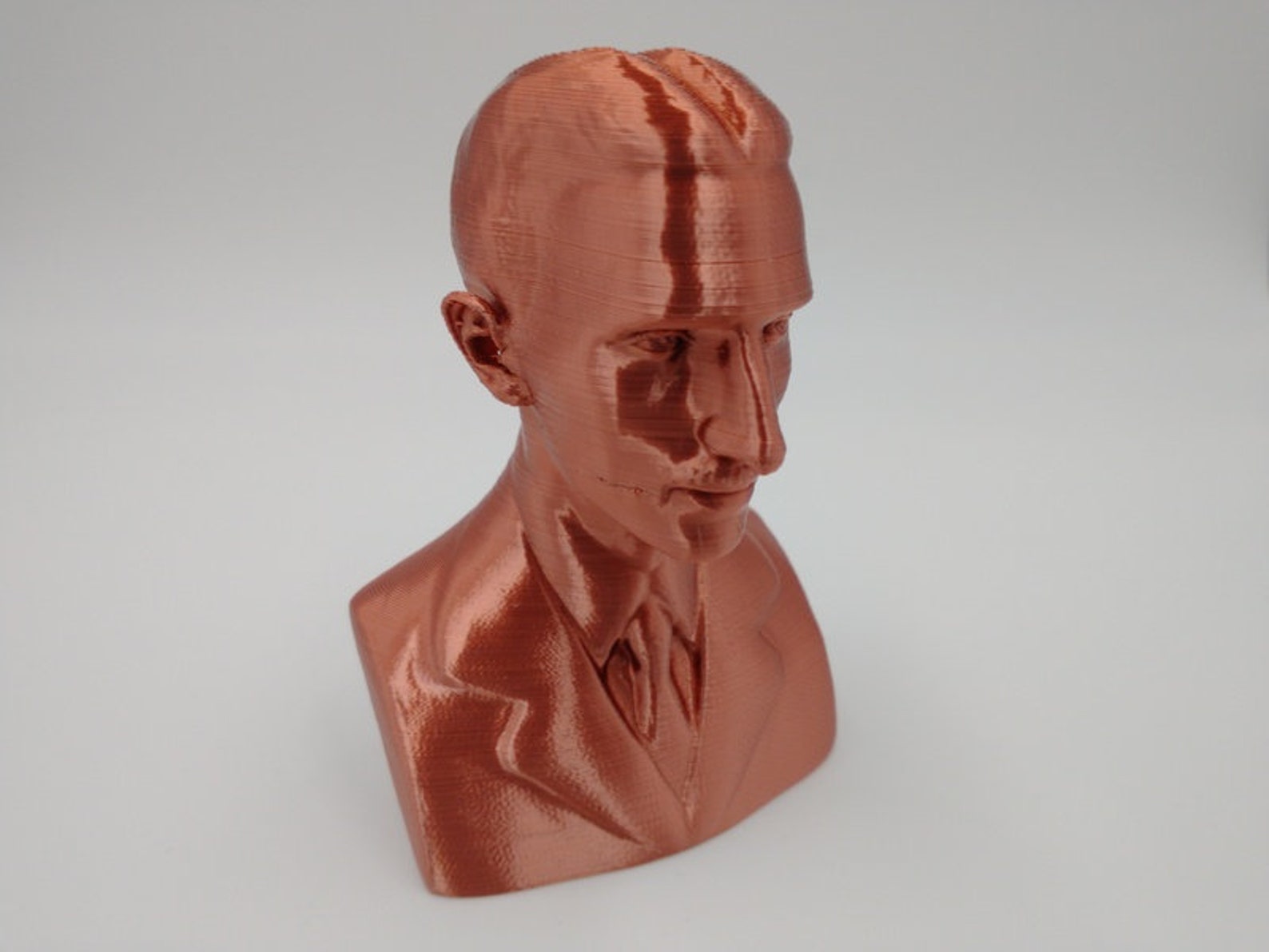 Nikola Tesla 3D Printed Bust Statue Figurine Sculpture 4 in - Etsy