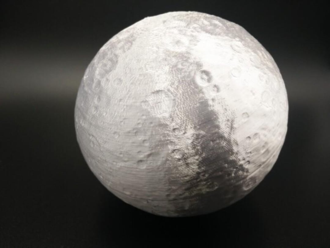 Asteroid Ceres Globe 3D Printed Model Art Sculpture Solar System ...