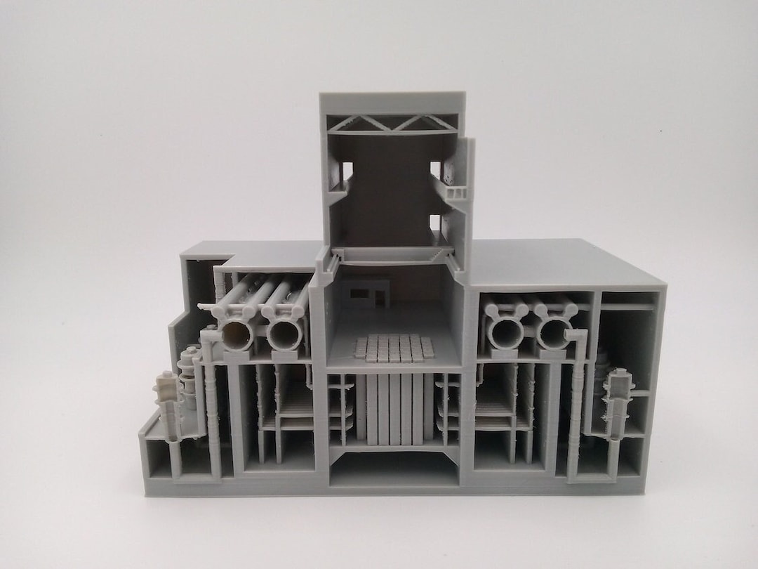 Chernobyl RBMK RMBK Nuclear Reactor Cut Away View Architectural Model ...