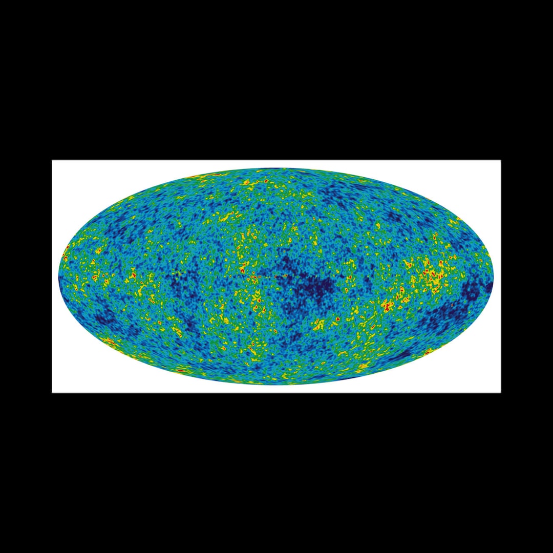 Cosmic Microwave Background Radiation Full Sky Space CMB Photo Poster ...