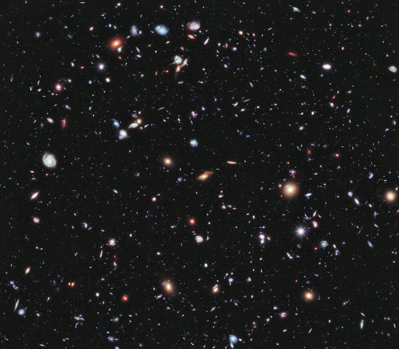 Hubble Extreme Deep Field Stars Star Space Telescope Photo Poster Art Print - Etsy