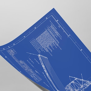 James Webb Telescope JWST Drawing Diagram Blueprint Poster Print - Etsy