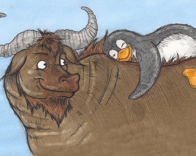 TUX Linux Penguin red Fedora Edition - Etsy