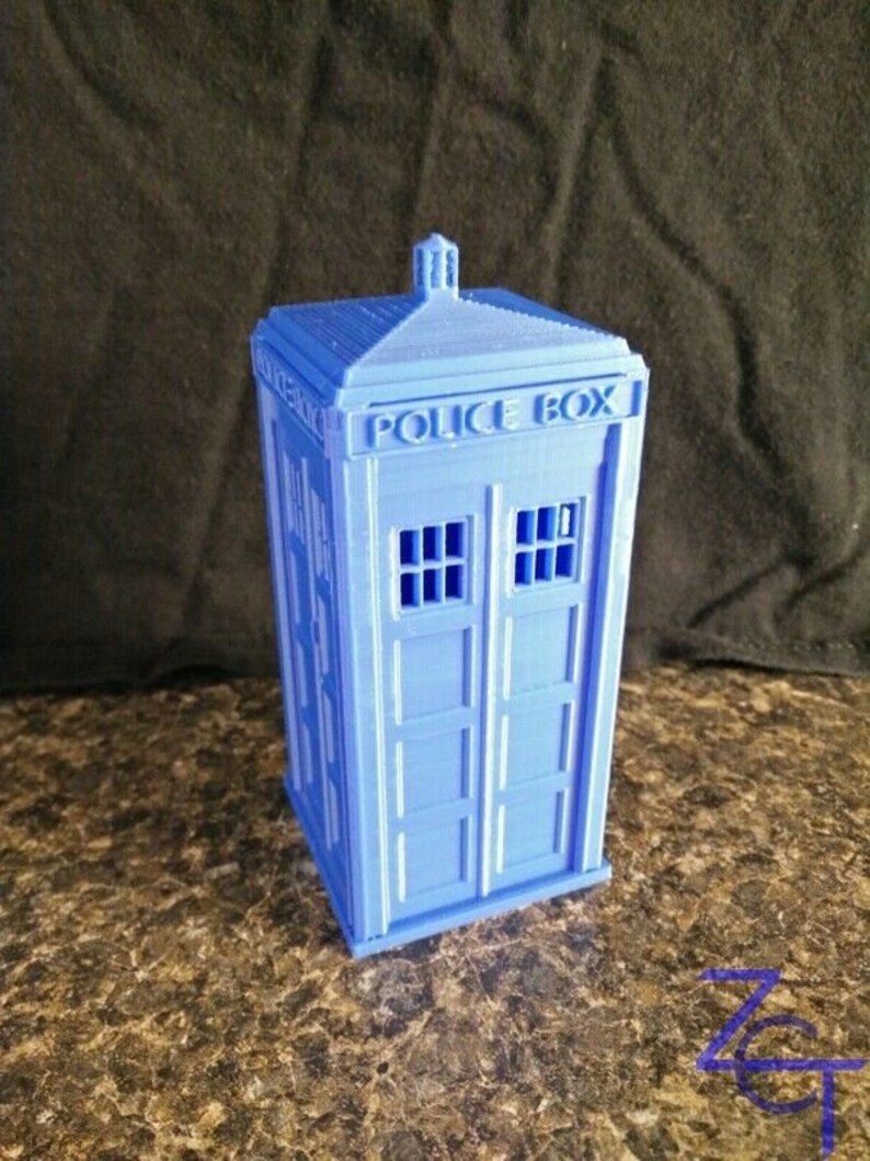 Old Fashioned Classic English Phone Booth Police Box 3D - Etsy